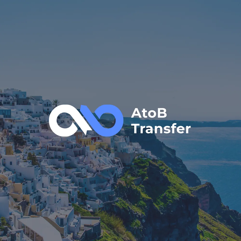 Transfer vom Flughafen Santorini und Taxi | AtoB Transfer
